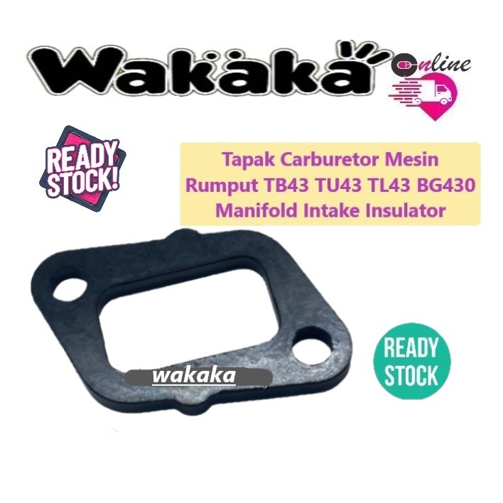 Tapak Carburetor Mesin Rumput TB43 TU43 TL43 BG430 Manifold Intake Insulator | Shopee Malaysia