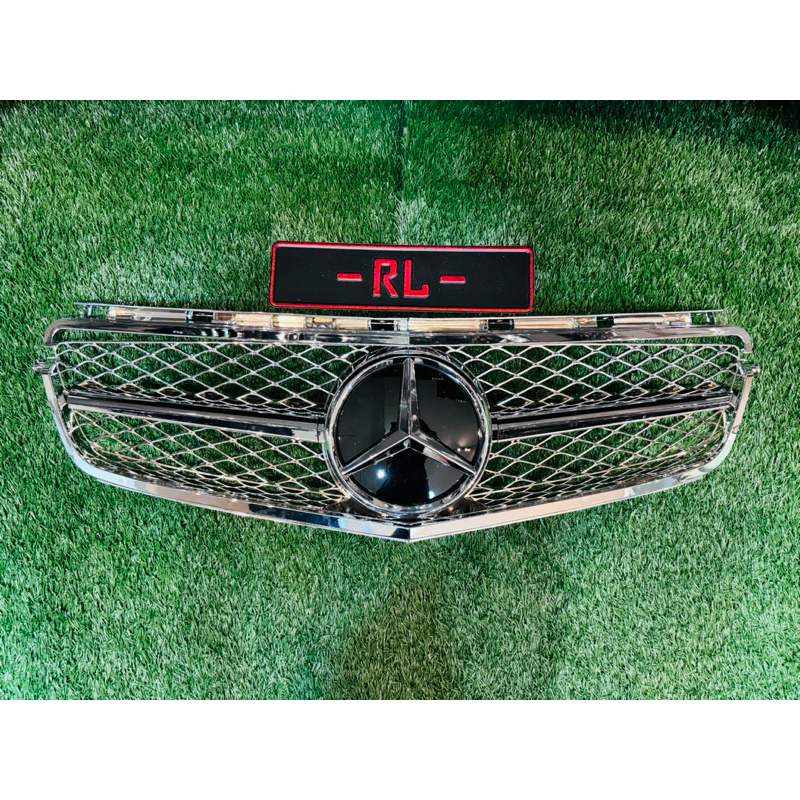 Mercedes Benz W204 Coupe 2 Doors Amg c63 front grill grille sarung logo ...