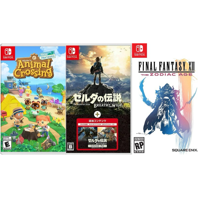 （3in1）Nintendo Switch Digital The Legend of Zelda Breathof the Wild+DLC ...