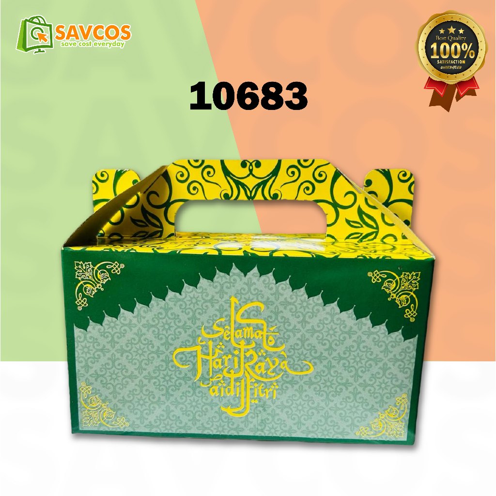 BUNDLE SALE (50PCS-100PCS) RAYABOX,DOORGIFT BOX RAYA KOTAK KUIH RAYA ...
