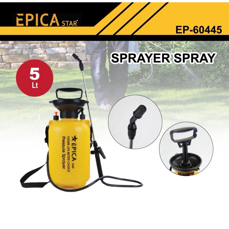 KK Epica Star Multi-purpose Pressure Sprayer 5L / 8L Water Chemical ...