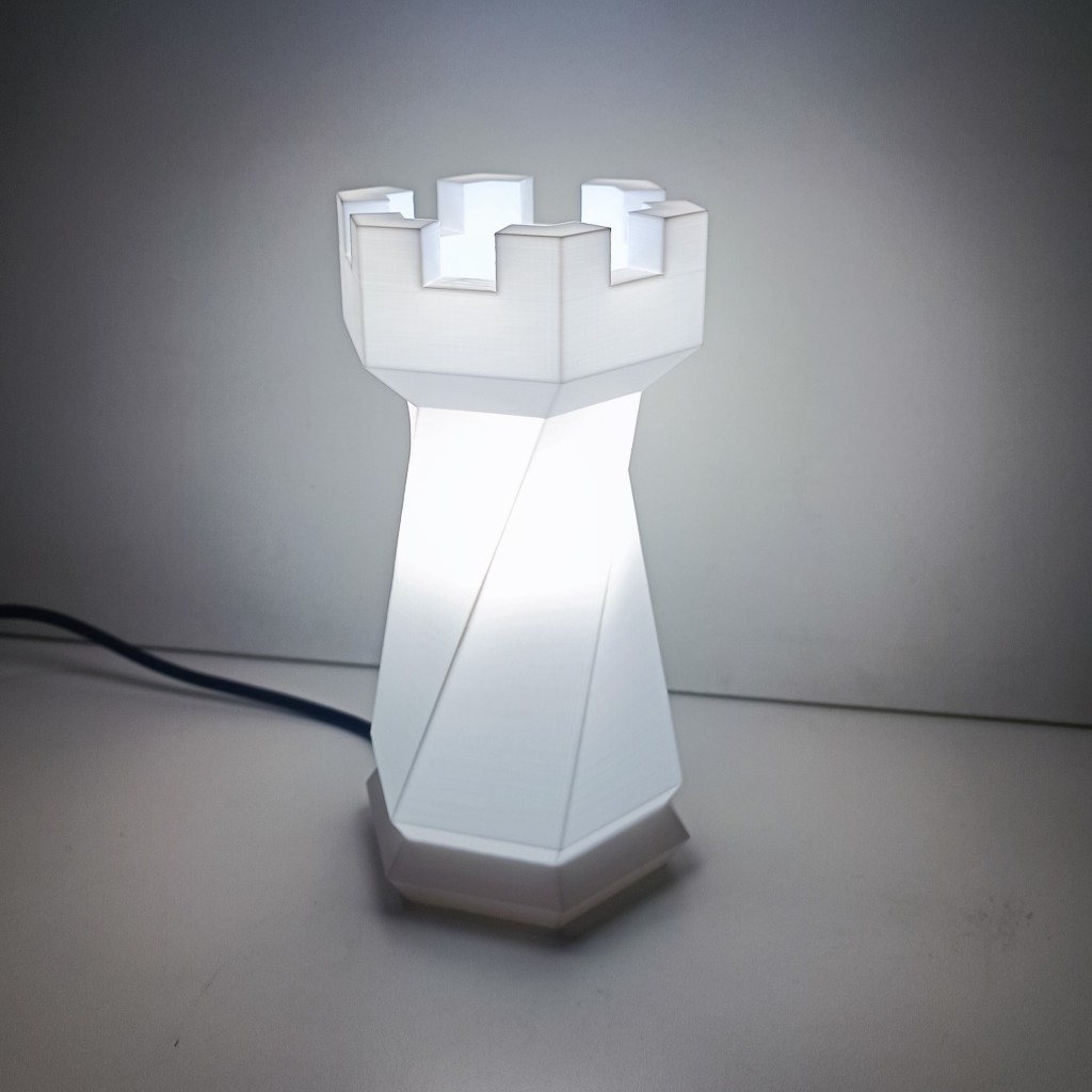 Rook Table Lamp Castle Chess Desktop Bedside Room Light | Shopee Malaysia