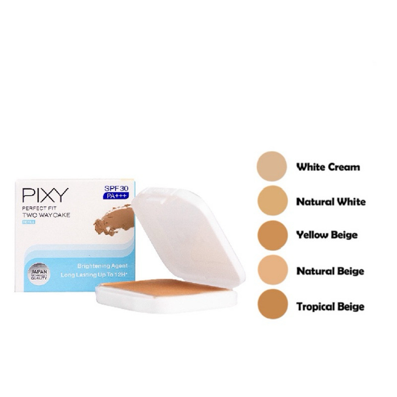 ORIGINAL PIXY COMPACT POWDER UV Whitening Two Way Cake Perfect Fit ...