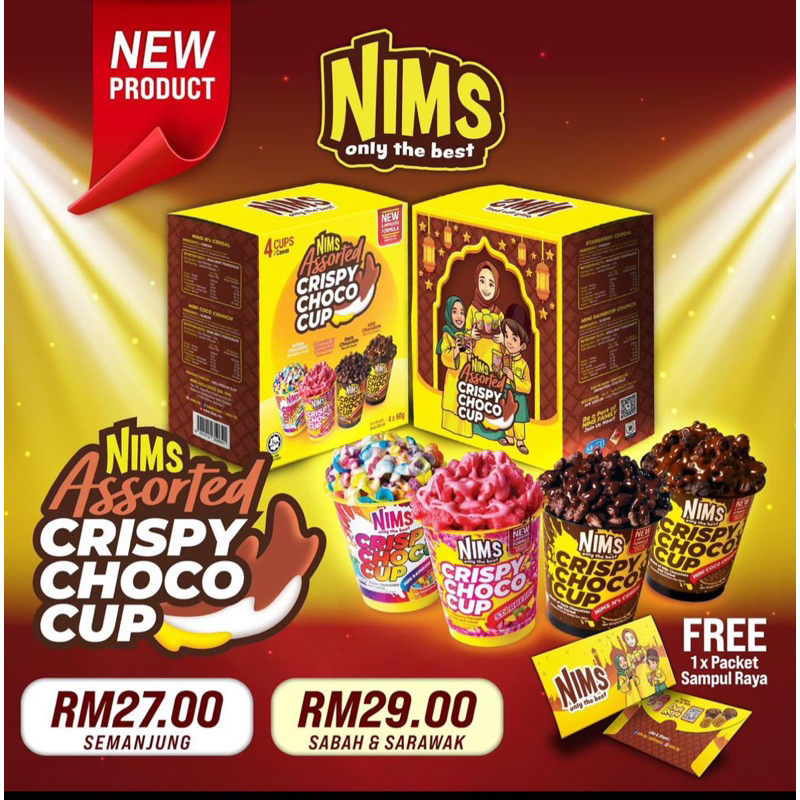 NIMS ASSORTED CRISPY CHOCO CUP | Shopee Malaysia