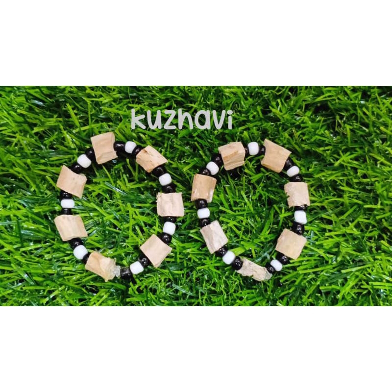 Baby Handmade Vasambu Bracelet 1 set 2 pcs (Elastic Crystal) | Shopee ...