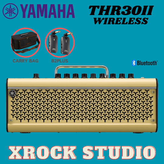 Yamaha THR30 II Wireless 30-watt Modeling Combo with Nux B2 Plus Wireless System And Carry Bag ...