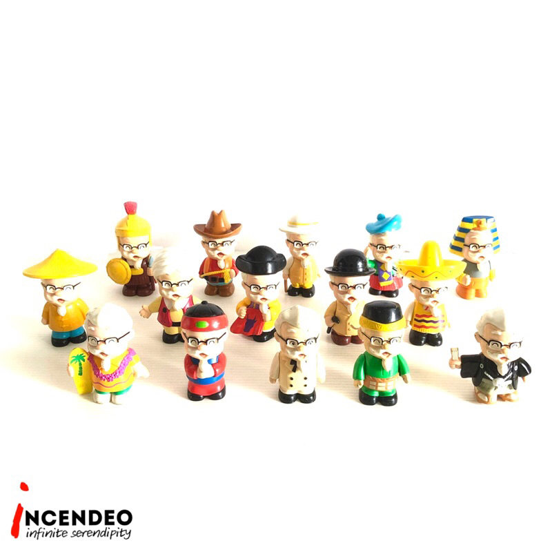 Vintage KFC Colonel Sanders Around the World Figures Toy (15pcs ...
