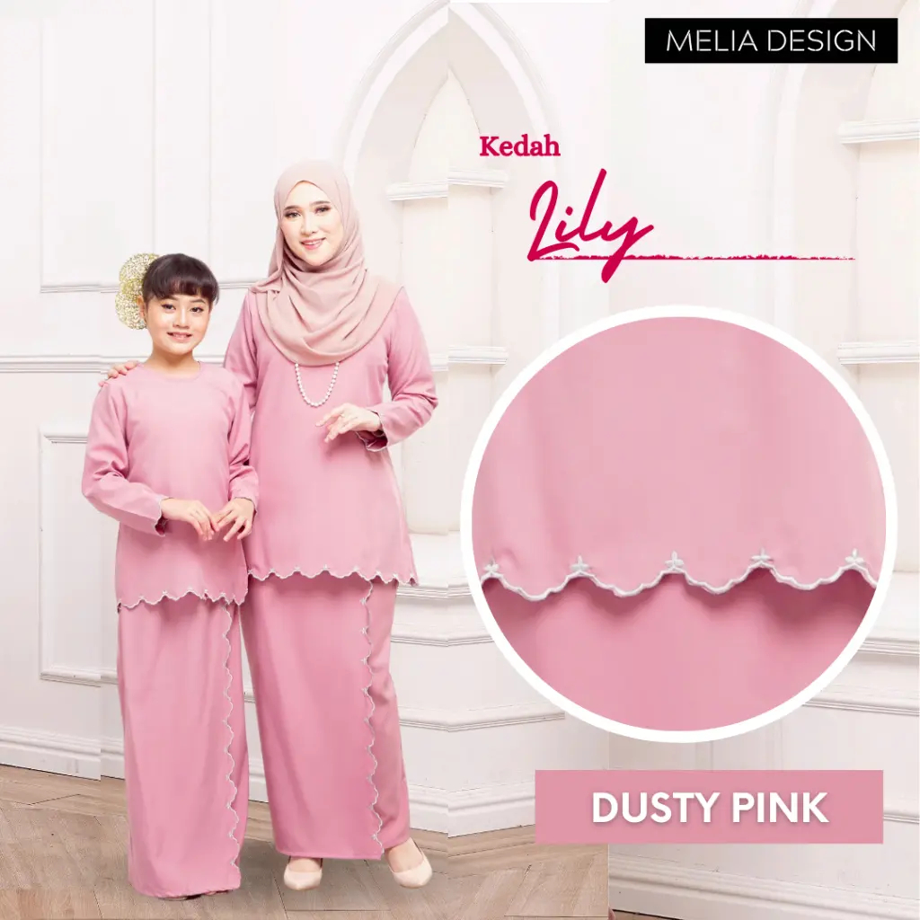 Baju Kurung Raya 2024 Ibu dan Anak Sedondon Baju Kurung Moden Kedah ...