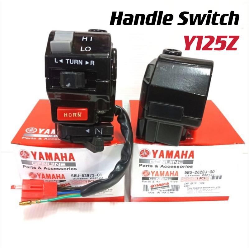 Y125ZR Y125Z (5BU) HANDLE SWITCH RH/LH (HITAM KILAT) ORIGINAL THAILAND ...