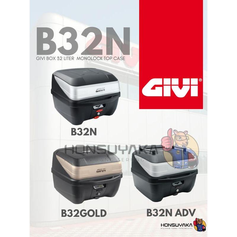 GIVI BOX B32 MONOCLOCK TOPCASE SERIES | Shopee Malaysia