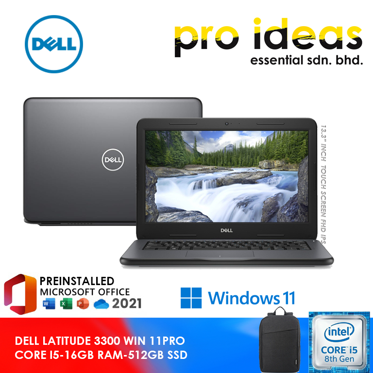 DELL LATITUDE 3300/3310 [CORE i5-8TH GEN / UP TO 16GB RAM & 1TB SSD] 13 ...