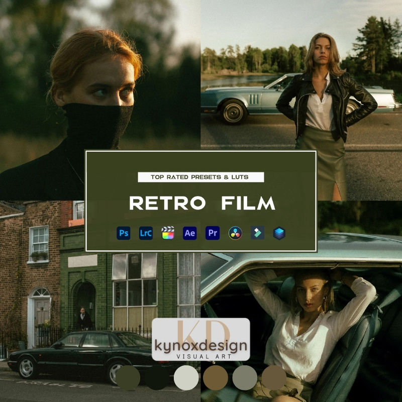 [Premium Lightroom Preset or LUTs io] 𝑅𝑒𝑡𝑟𝑜 𝐹𝑖𝑙𝑚 for LR/LR(mobile)/PR/AE/PS/FCPX/DaVinci Resolve ...