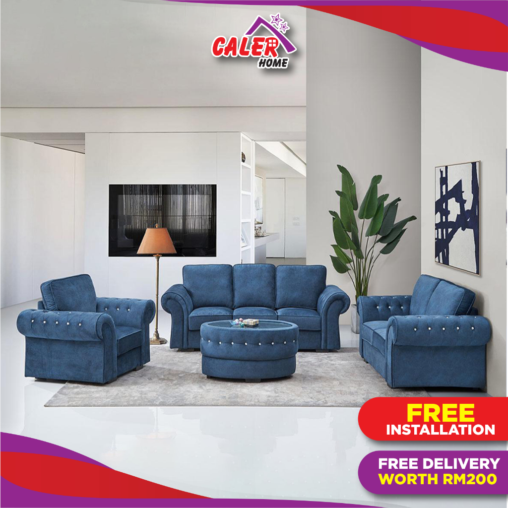 Caler Home Hermosa 1+2+3 Coffee Table Sofa Set [Free Installation ...