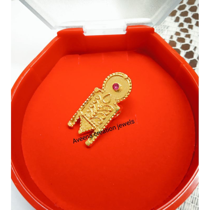 Thennai Maram Thali with stone gold plated not 916 exclusive wedding ...