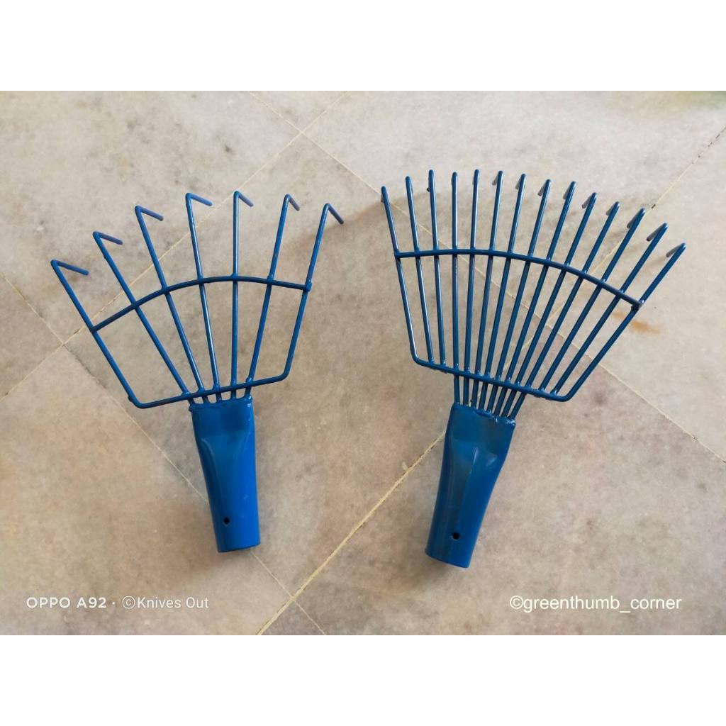 Sapu Cakar Rumput Tanah/ Local Lawn Rake Grass Rake Garden | Shopee ...