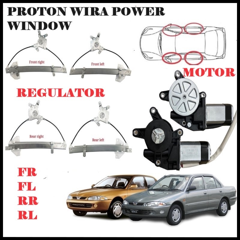 Proton Wira Power Window Regulator Bracket Power Window Motor braket ...