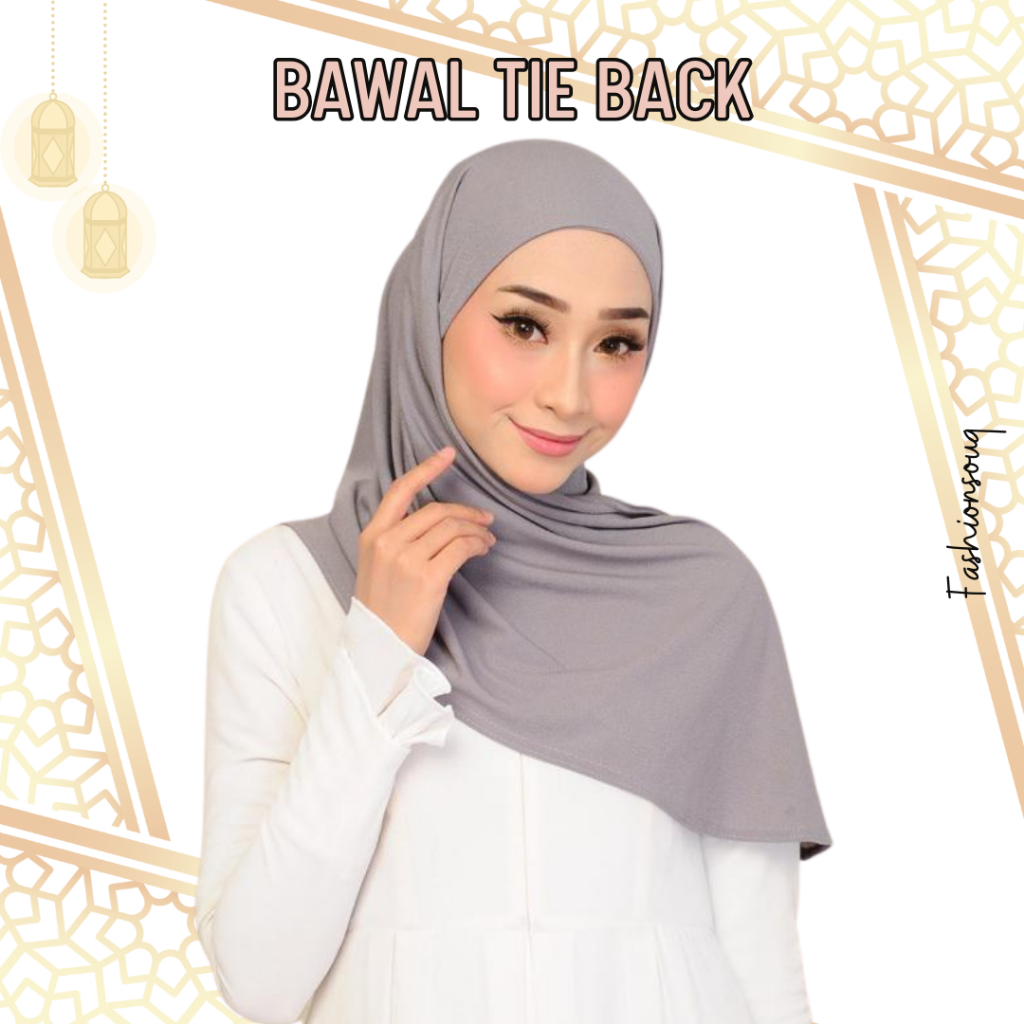NEW ARRIVAL!! Bawal Instant TIE BACK . Bawal instant ikat belakang ...