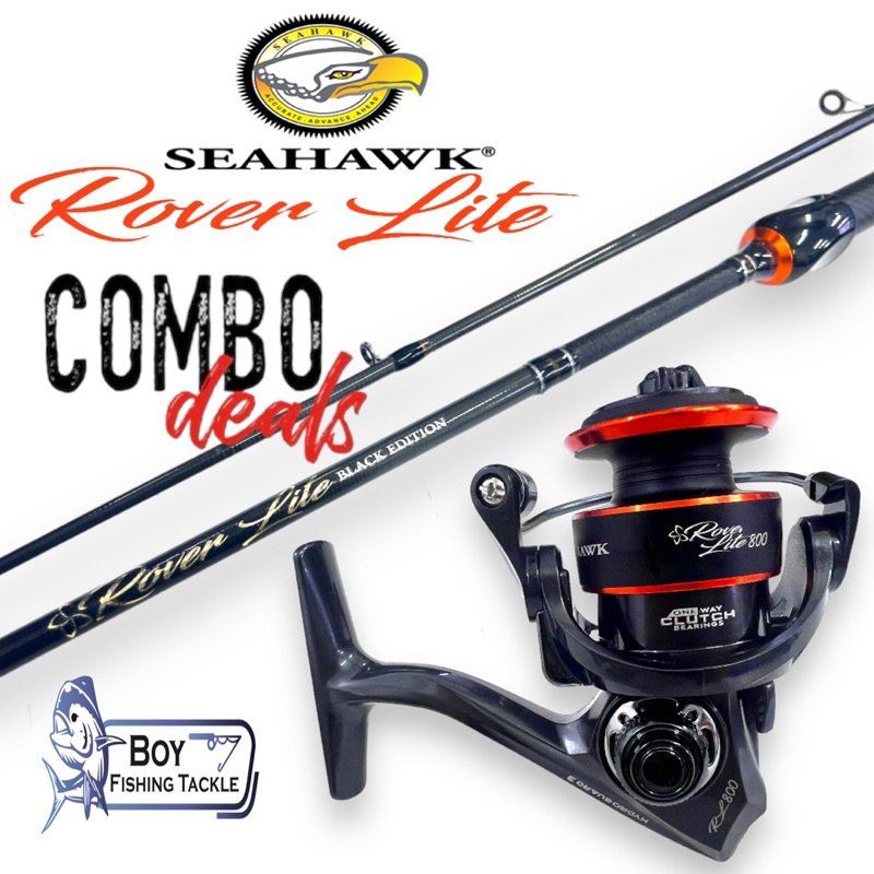 COMBO SET SEAHAWK ROVER LITE ROD REEL ULTRALIGHT UL BFS FINESSE ROVER ...