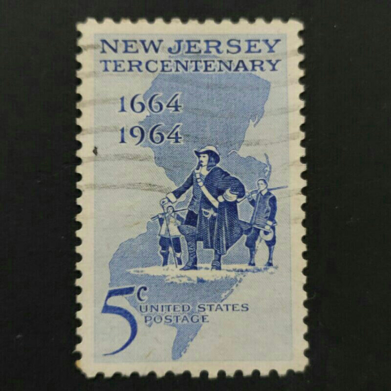 1964 Stamp USA-Complete Unique Used Stamp-New Jersey Tercentenary ...