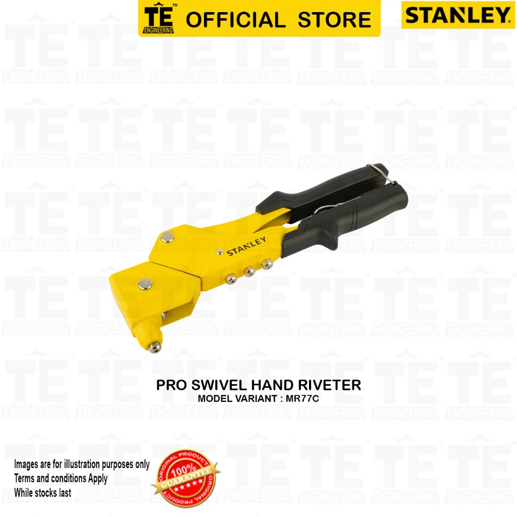 Stanley Pro Swivel Hand Riveter (MR77C) | Shopee Malaysia