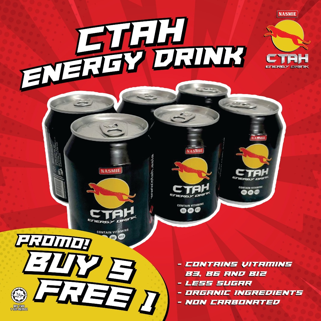 CTAH Energy Drink - BUY 5 FREE 1 | Shopee Malaysia