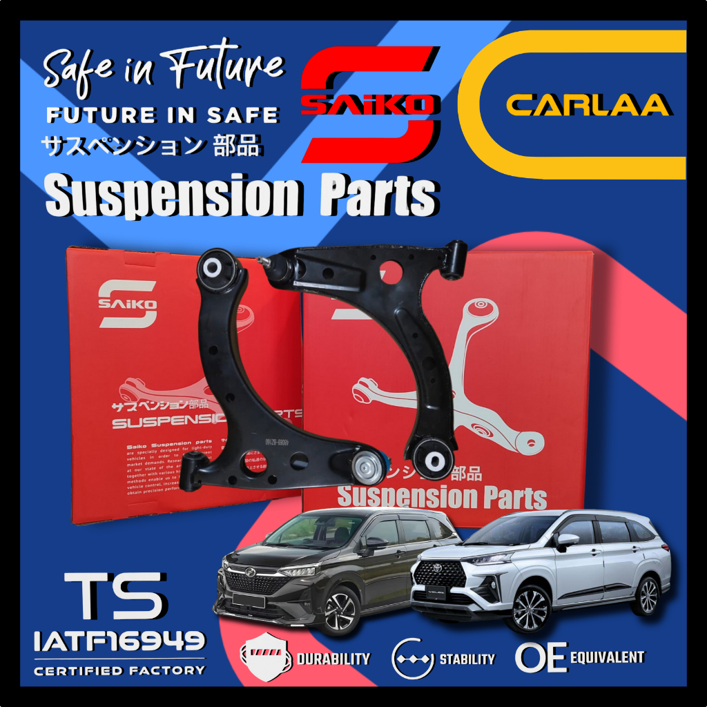 ANSHIN SAIKO PERODUA ALZA Baru 2022 VELOZ LOWER ARM ASSY 1 YEAR ...