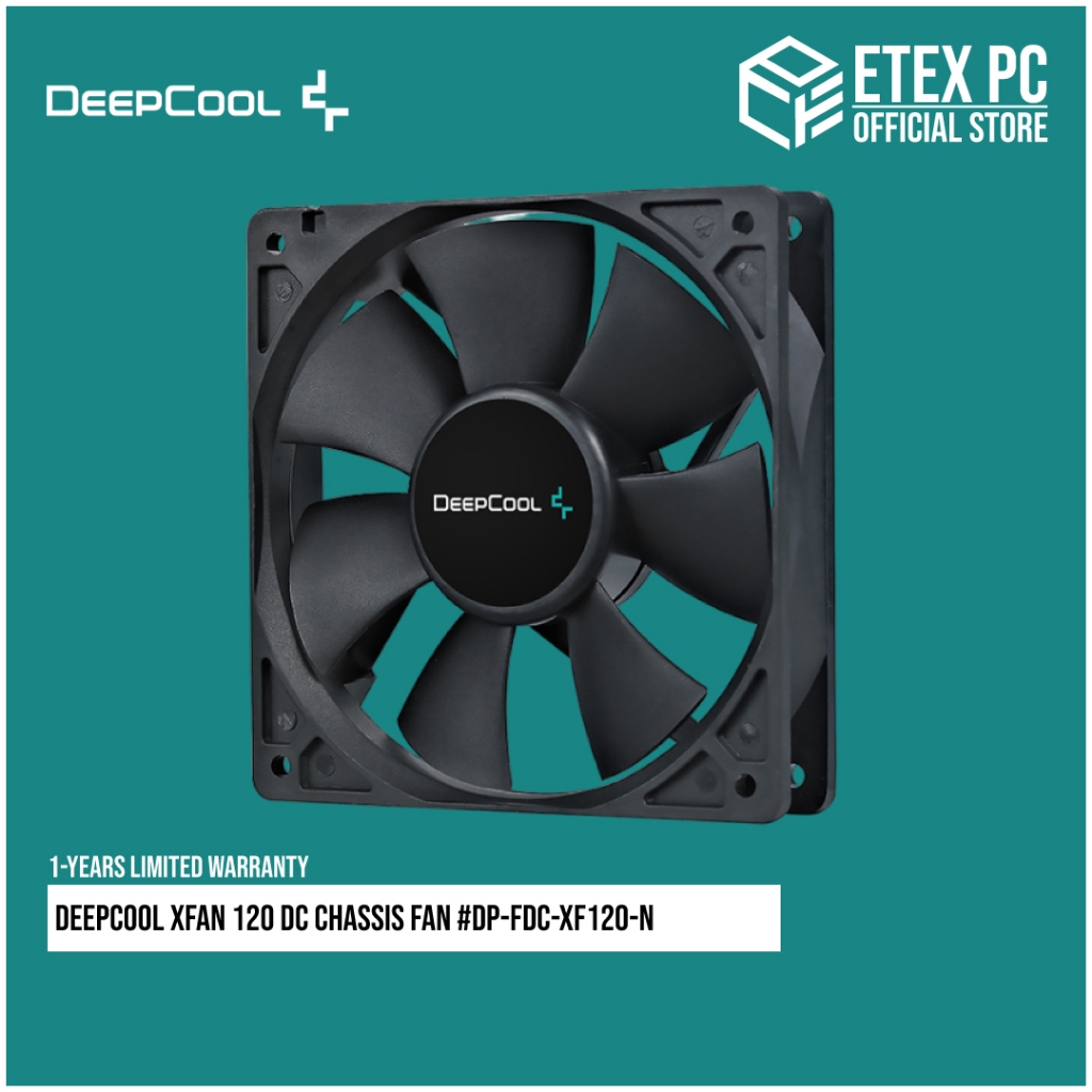 DeepCool XFan 120 DC Chassis Fan # DP-FDC-XF120-N | Shopee Malaysia