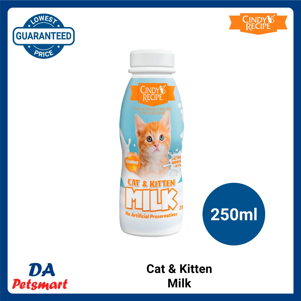 [DCN] Cindy's Recipe Lactose Free Cat & Kitten Milk 250ml | Shopee Malaysia