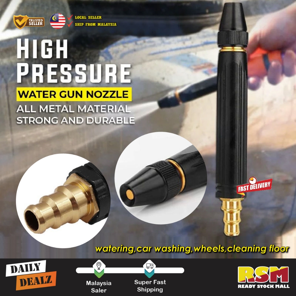 High Pressure Water Spray Gun Quick Connector Nozzle Adapter Multi ...