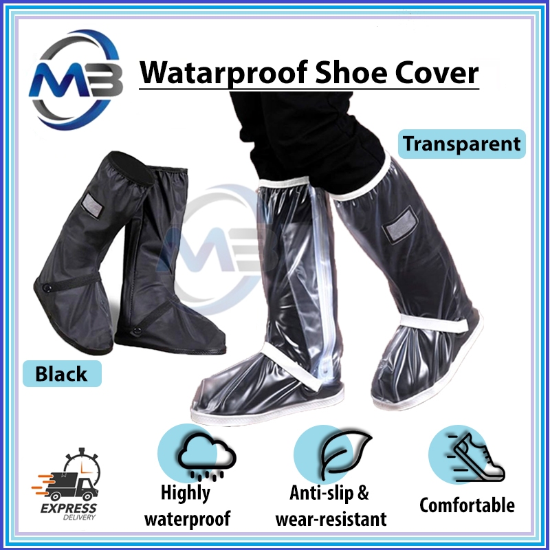 1 Pair Premium Waterproof Motorcycle Rain Boot Cover: Reflective, Anti ...