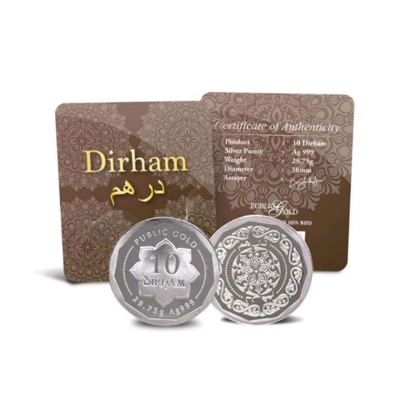 Public Silver 10 Dirham 29.75g (Ag 999) | Shopee Malaysia