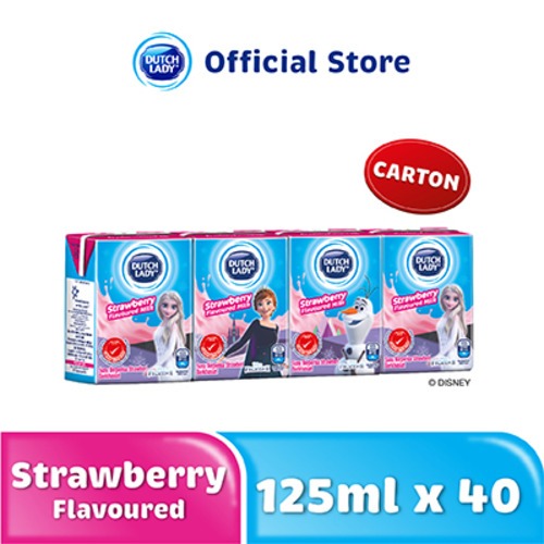 [Bundle of 40] Dutch Lady Milky Frozen Strawberry (125ml) [Exp 03 Feb 2026 &/ Later] | Shopee ...