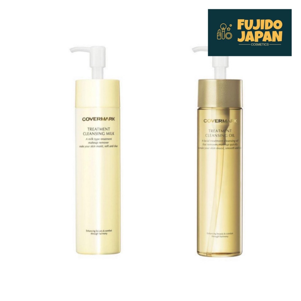 【Shipping from Japan】 Covermark Treatment Cleansing Oil 200mL / Treatment Cleansing Milk 200g ...