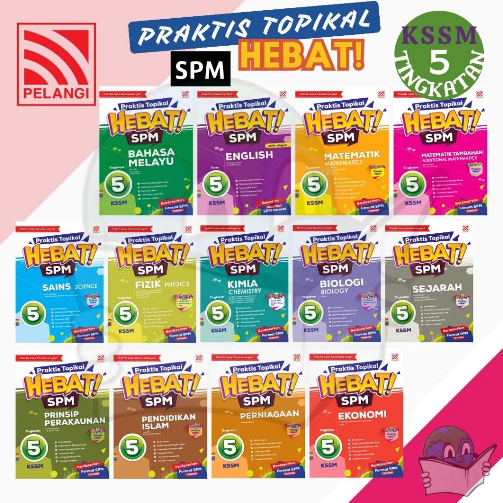 Buku Latihan Praktis HEBAT! SPM 2024 KSSM Tingkatan 5 - BM/Eng/Mate ...