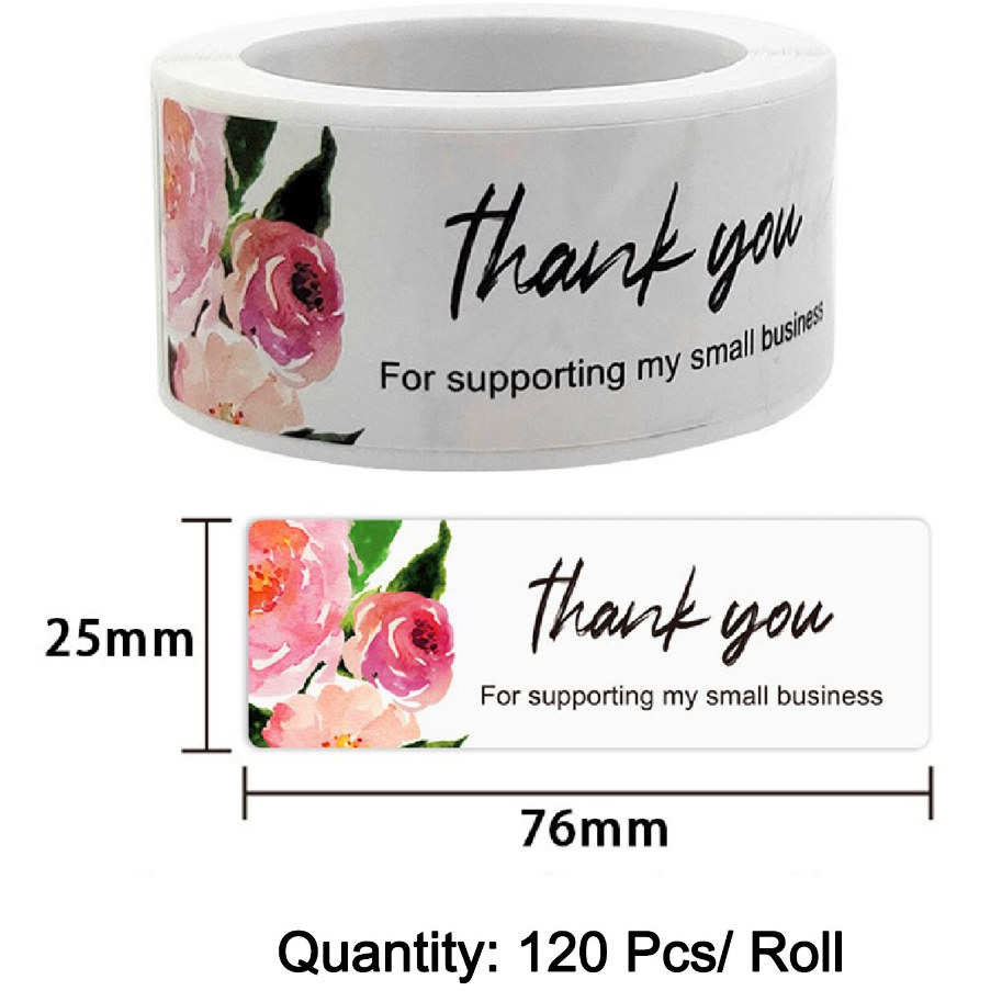 Hari Raya Ramadan Aidilfitri Thank You Sticker Label Pelekat Bulat ...