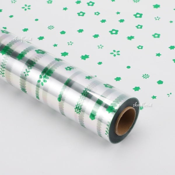 (50METER) HAMPER Wrapping Waterproof Flower Paper Gift Wrapper Birthday ...