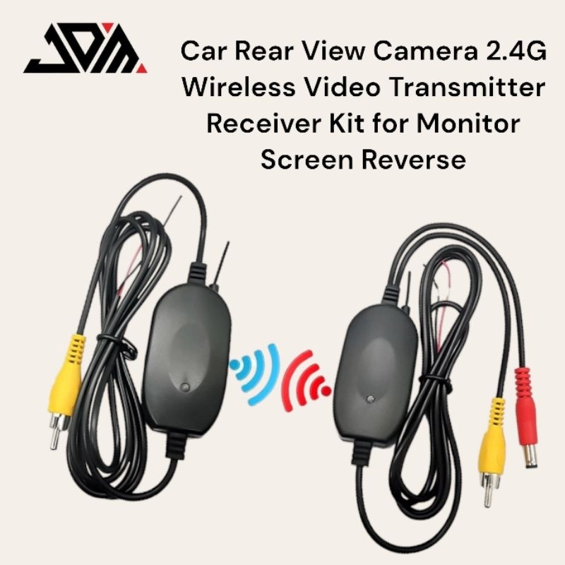 Car Rear View Camera 2.4G Wireless Video Transmitter Receiver Kit for ...