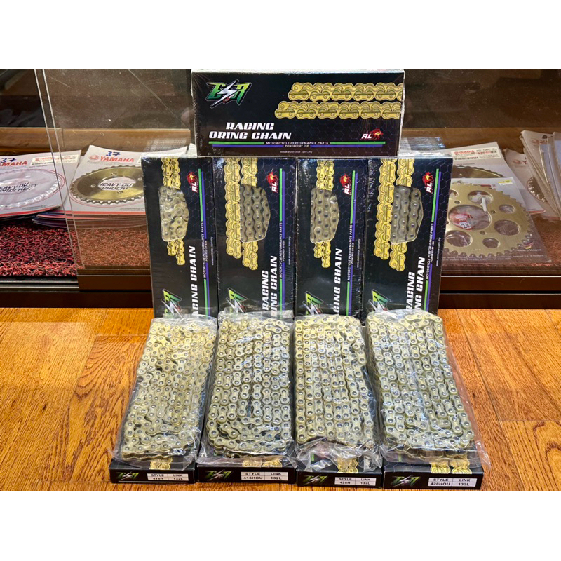 ESR MOTOR RACING MOTORCYCLE CHAIN 415/428 132L RANTAI ESR MOTOR ...