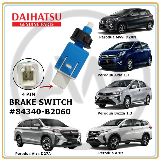 Original Perodua Axia 1.3 Bezza 1.3 Aruz Myvi D20N Alza D27A Brake Stop ...