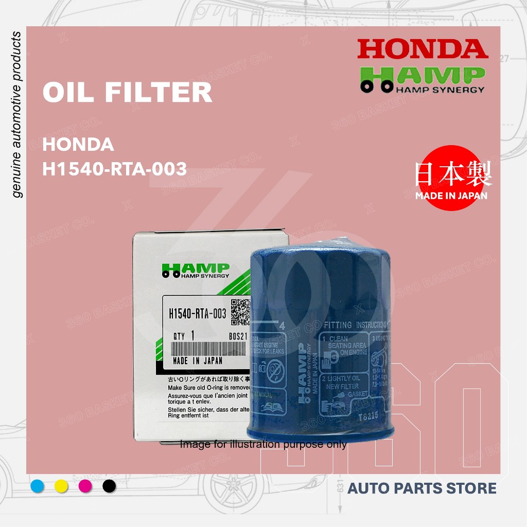 [JAPAN] GENUINE ORIGINAL HONDA GENUINE OIL FILTER HAMP (CITY CIVIC ...