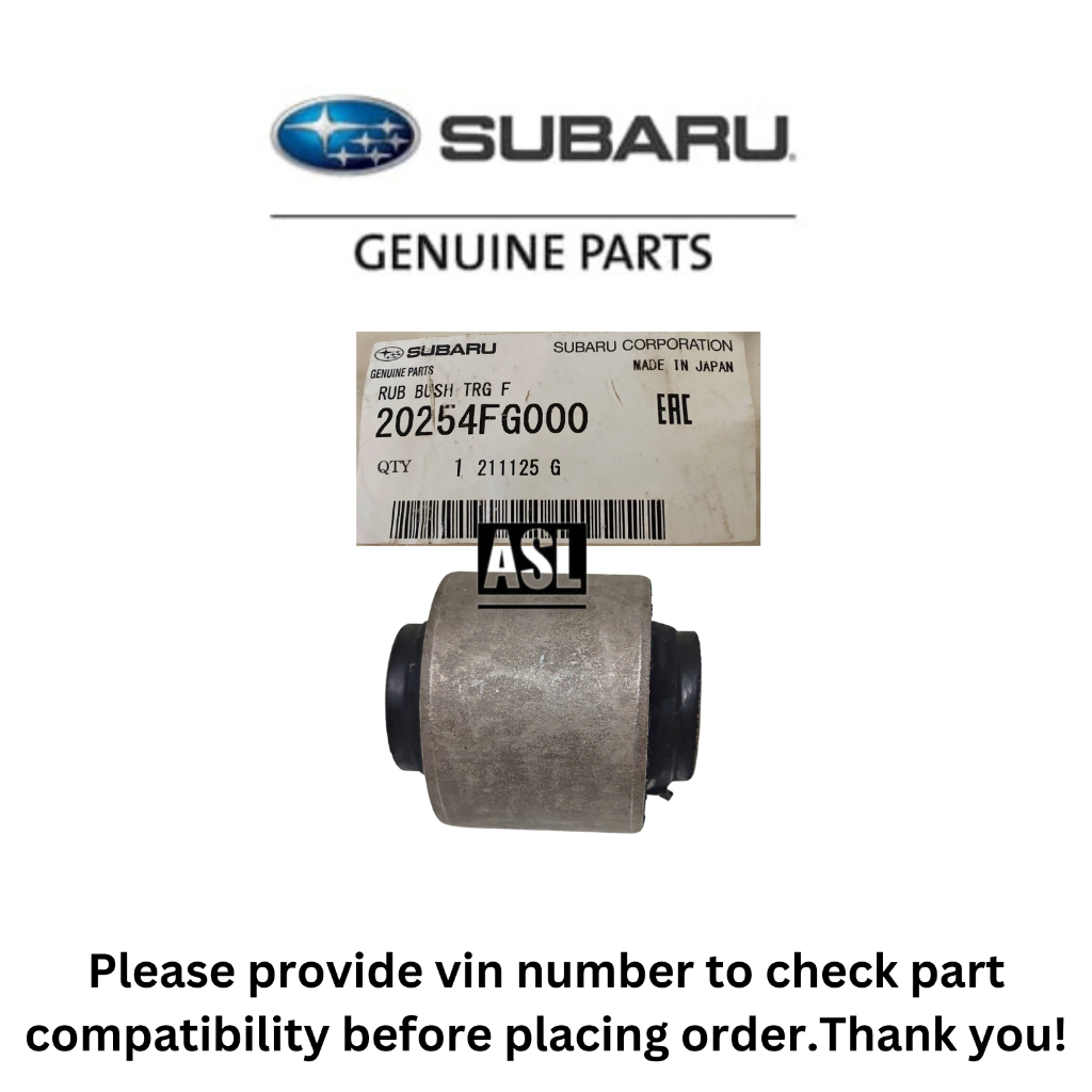 Genuine Subaru Trailing Arm Bush 20254FG000 Exiga Forester Impreza WRX ...