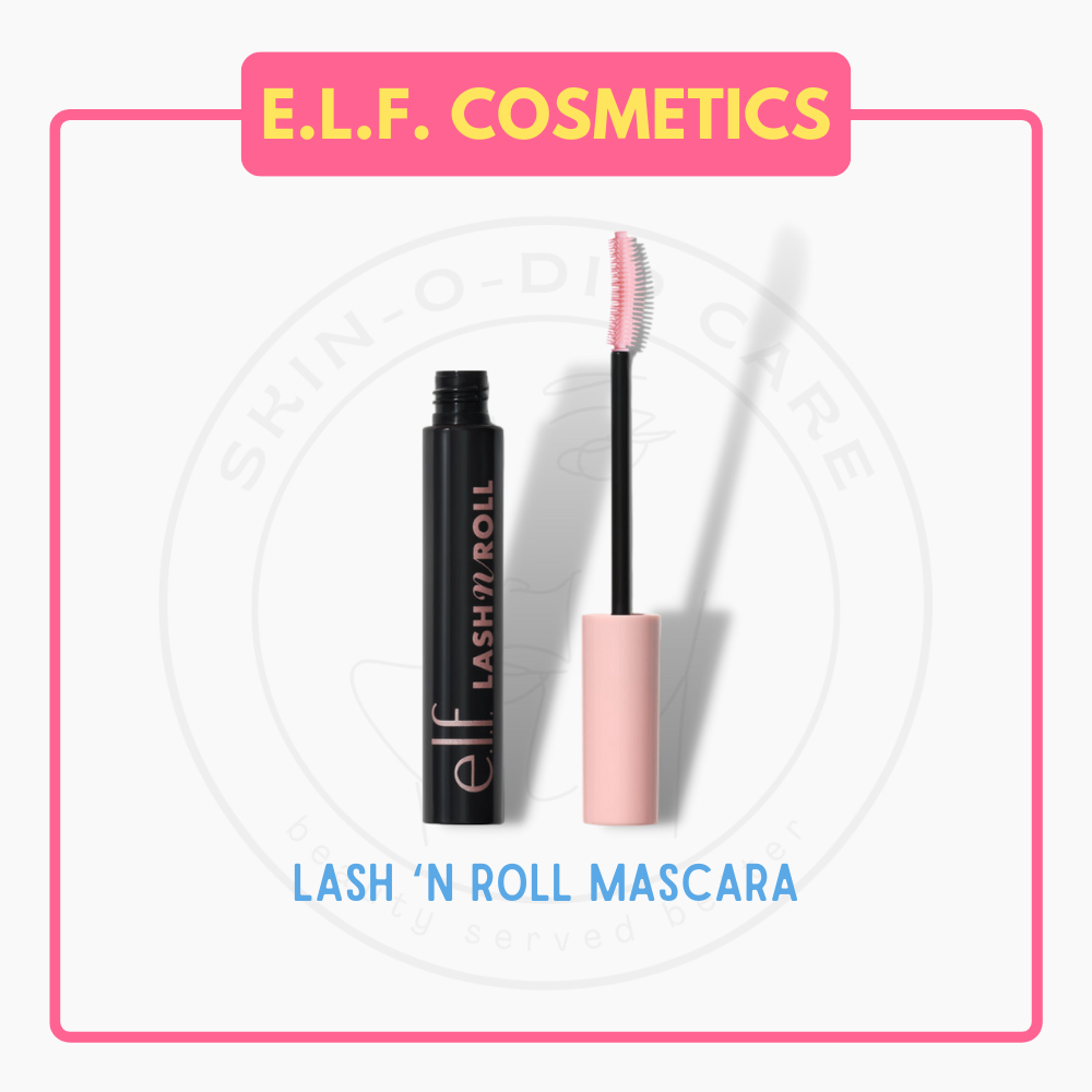 ELF Lash 'N Roll Mascara, Maximum Curl, Curved, Double-Sided Mascara, e ...
