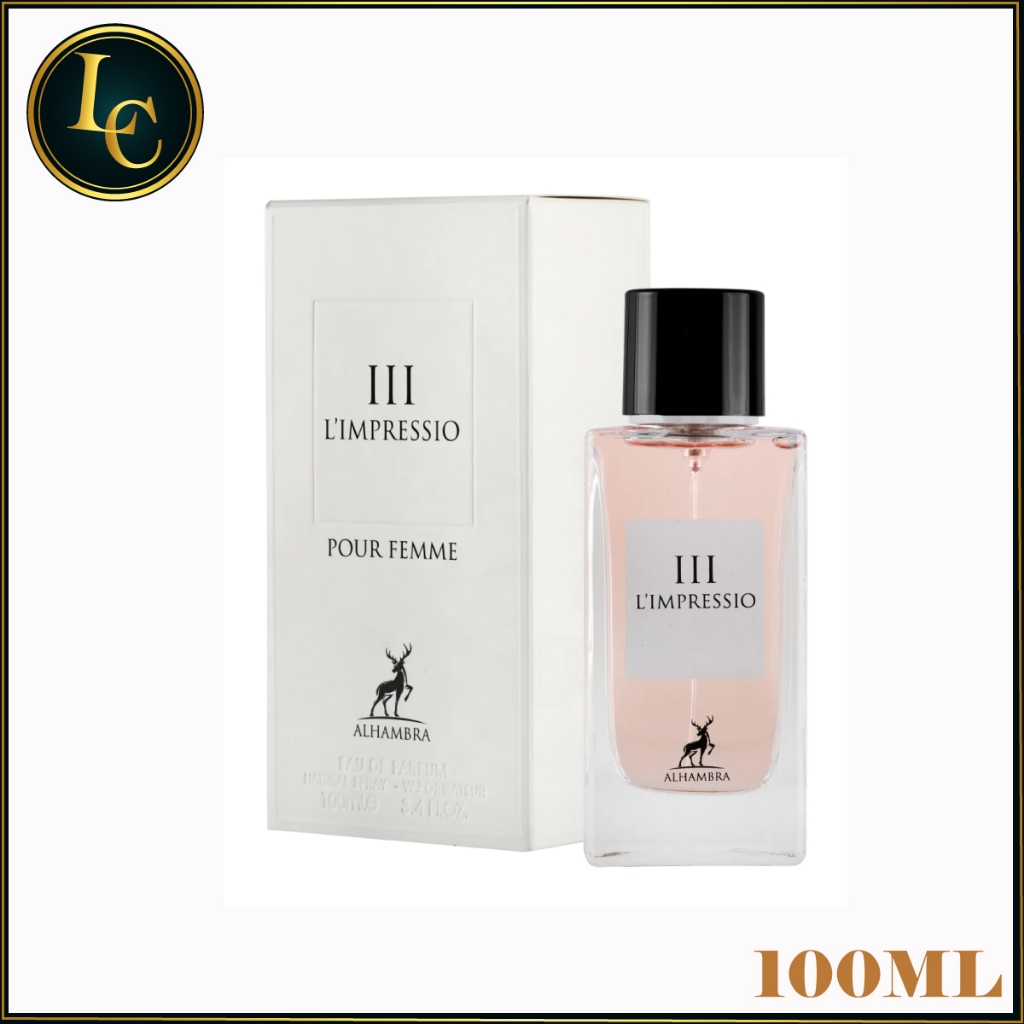 L'IMPRESSIO 100ML BY MAISON ALHAMBRA PERFUME SPRAY 100% ORIGINAL | Shopee Malaysia