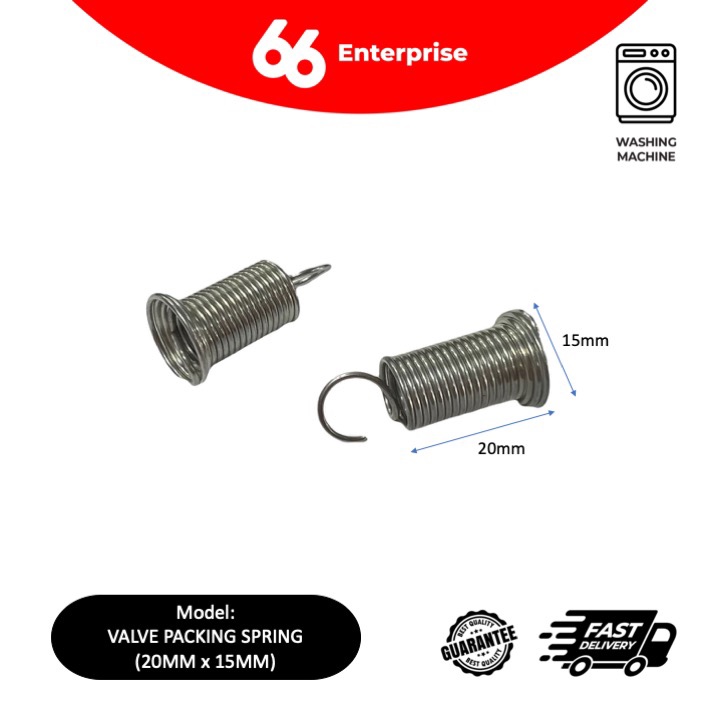 READY STOCK Valve Packing Spring 20mm | Washing Machine Part | Shopee Malaysia
