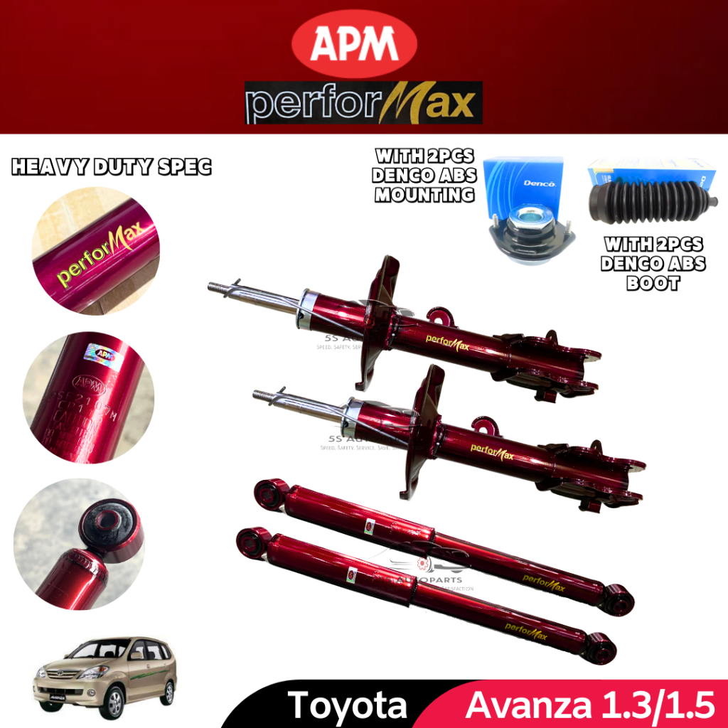APM Performax Avanza 1.3/1.5 F601/F602 (2003-2011) Heavy Duty Sport ...