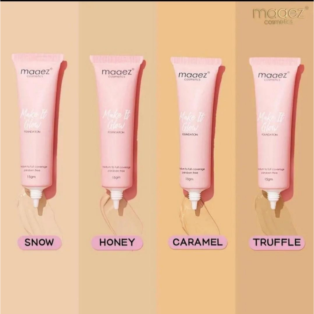 Maaez Foundation Make It Glow by Maaez Cosmetics | Shopee Malaysia