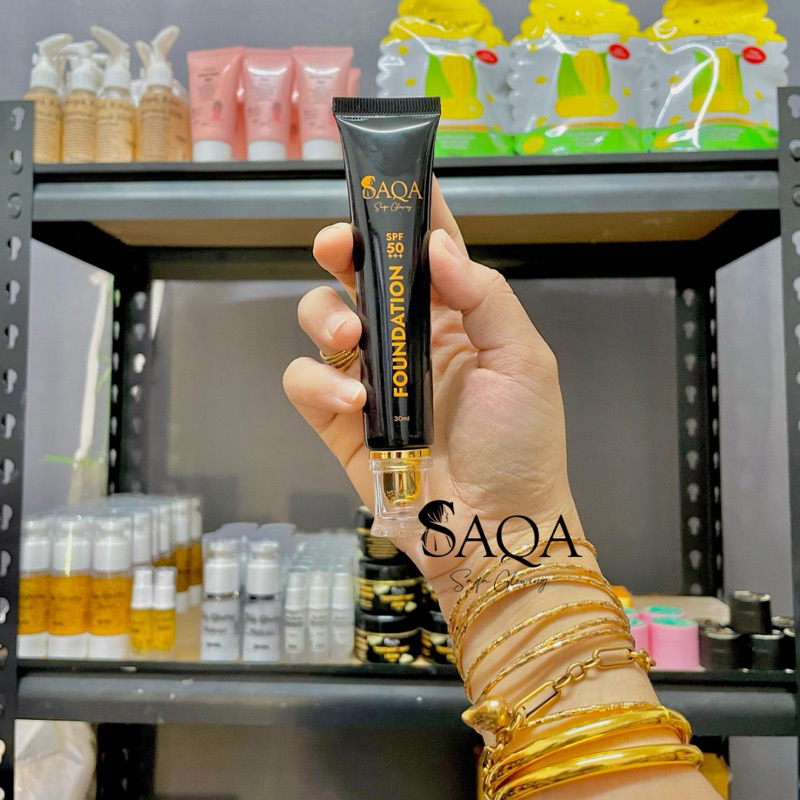SAQA GLOWING FOUNDATION SPF 50+ 30ML ORIGINAL HQ | Shopee Malaysia