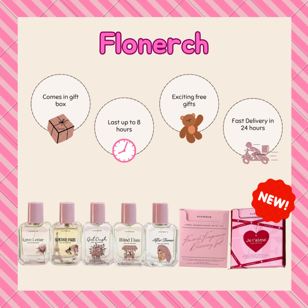 (CLEARANCE SALE) FLONERCH PERFUME (GIRL CRUSH AFTER SHOWER LOVE LETTER ...