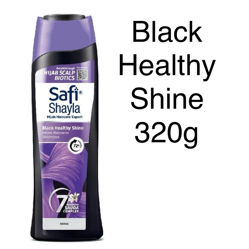 FREE SHIPPING SAFI SHAYLA BLACK HEALTHY SHINE SHAMPOO 320g | Shopee ...