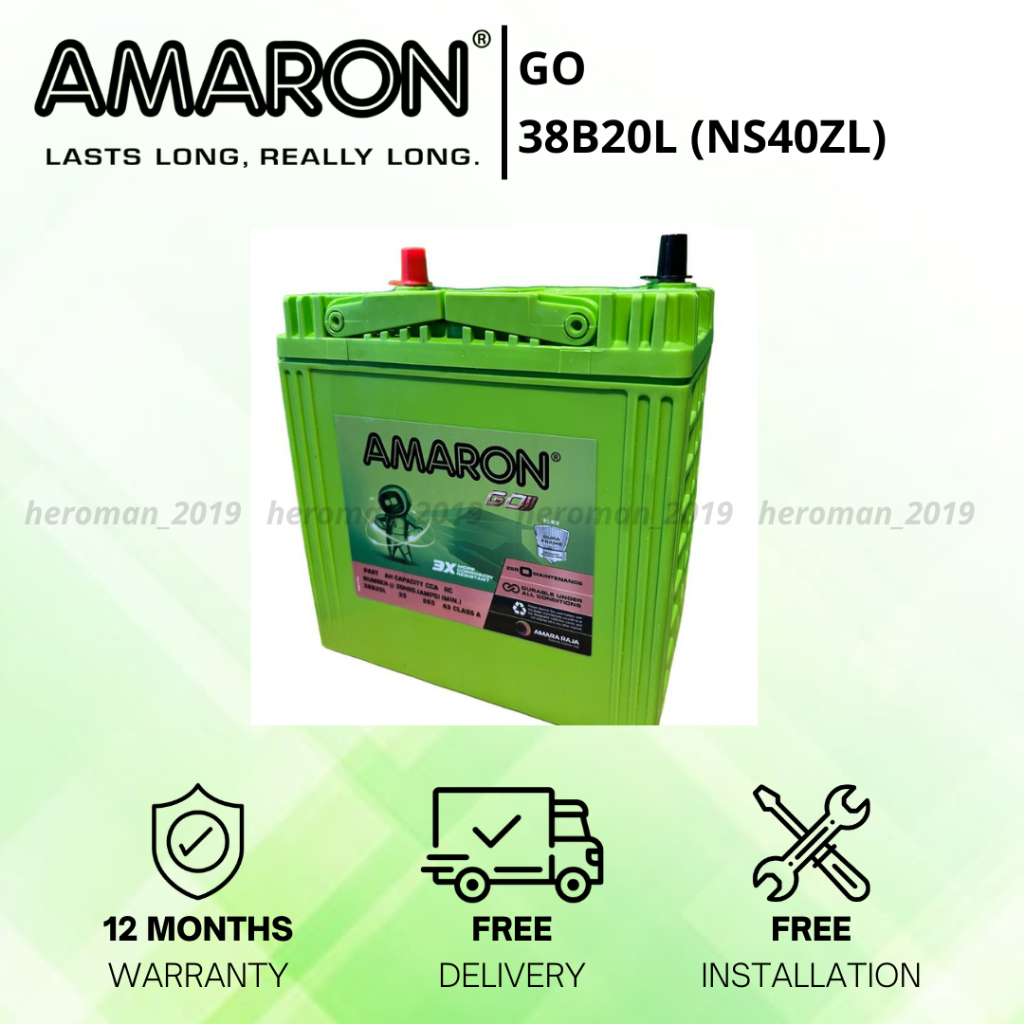 AMARON GO 38B20L | NS40ZL | MF l MYVI AXIA BEZZA VIVA ALZA KELISA ...